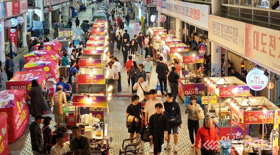 대전 동구, '동구夜놀자' 야시장 개최로 원도심 활기