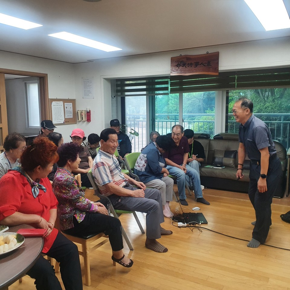 오창읍, 찾아가는 경로당 소양 교육